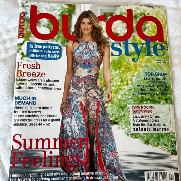 Burda | Other | Burda Style Magazinne 7205 | Poshmark